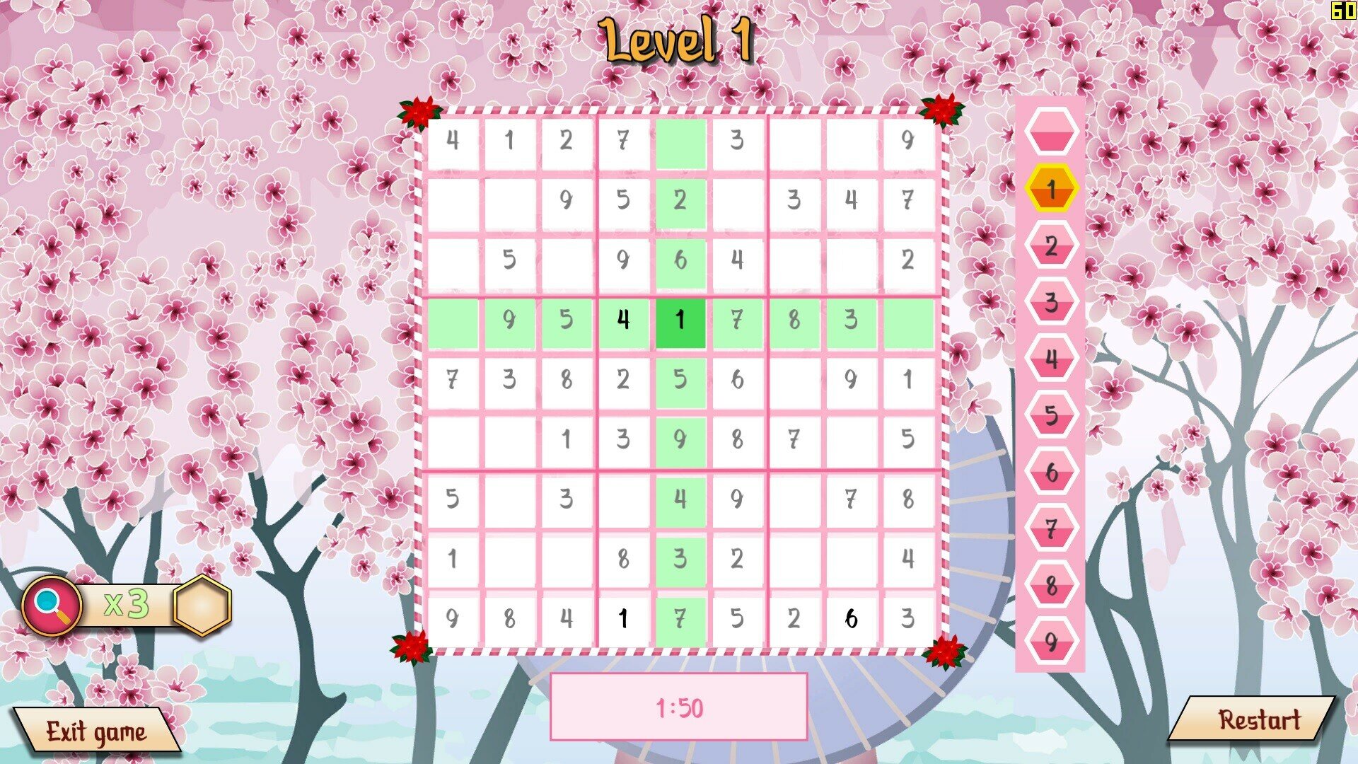 Mega Sudoku - Binary & Suguru Steam Ключ • Активация Steam • регион Весь мир