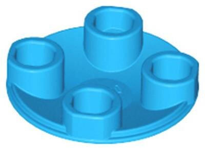 Деталь Lego 2654 Plate, Round 2 x 2 with Rounded Bottom (Boat Stud)