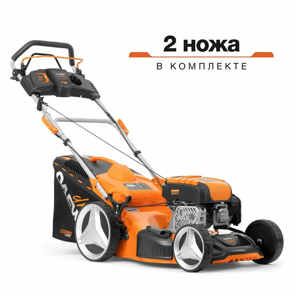 Газонокосилка Daewoo DLM 5000SP, самоходная, бензиновая, 5л. с, 48см
