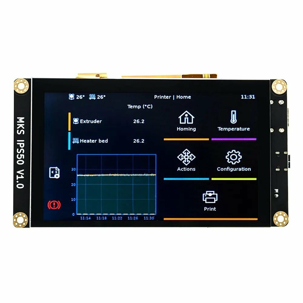 MKS IPS50 5 -дюймовый экран TFT дисплей USB Type C 3D Printer Parts LCD