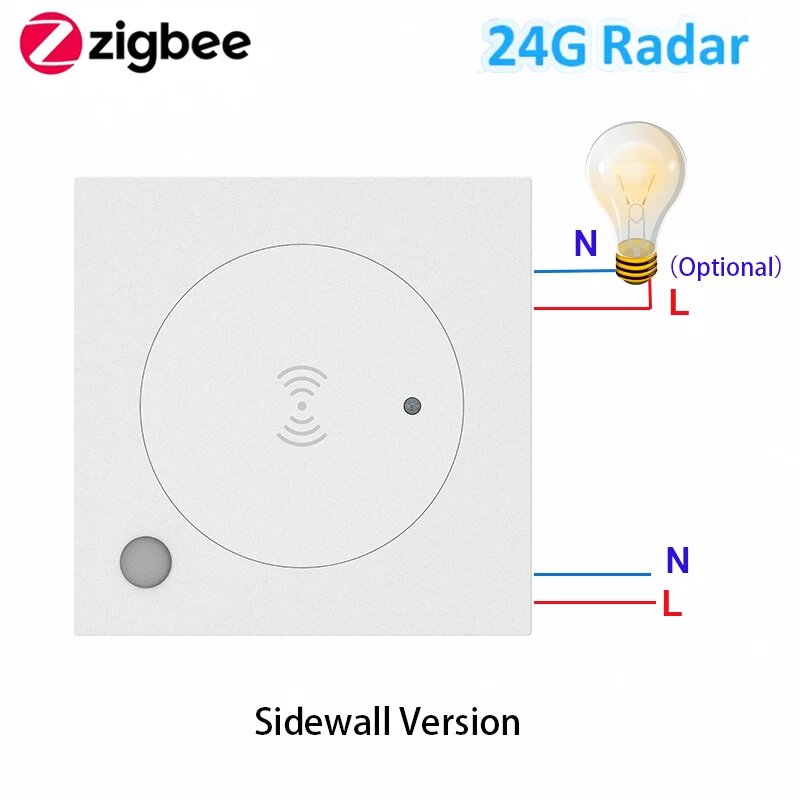 Датчик присутствия человека KCOOJO Smart Life 24G zigbee Wall mouting