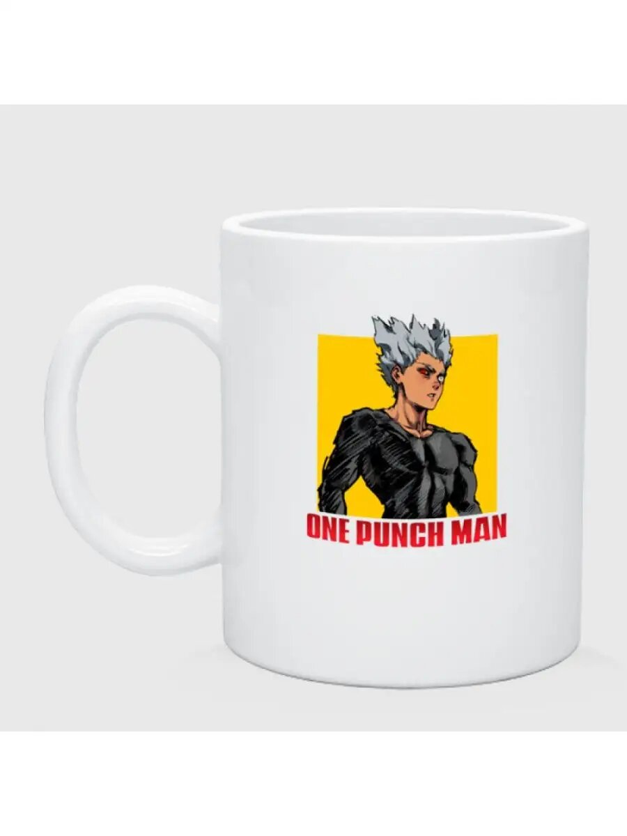 Кружка керамическая"Гароу красный глаз One Punch-Man"