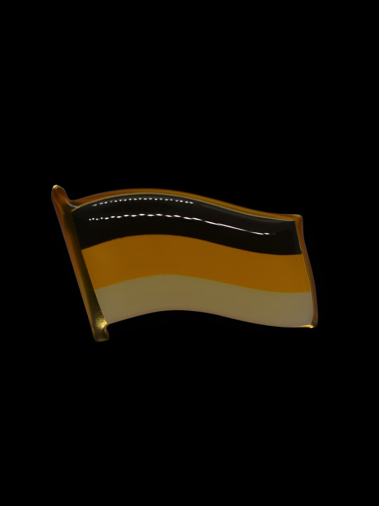 Фрачный Знак "Флажок Монархический", заливка смолой, цанга