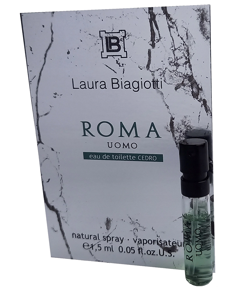 Миниатюра аромата для мужчин Laura Biagiotti Roma Uomo Cedro 1.5 мл