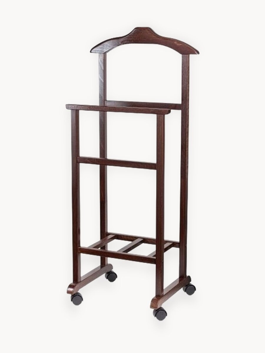 Вешалка напольная Solty Дуэт орех (SD2000)