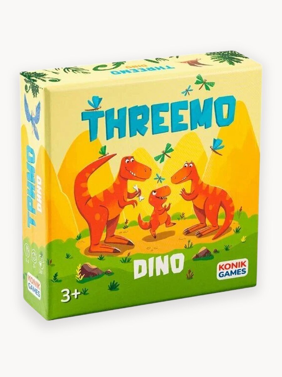 Настольная игра для детей и всей семьи KONIK GAMES тримо дино KG0006