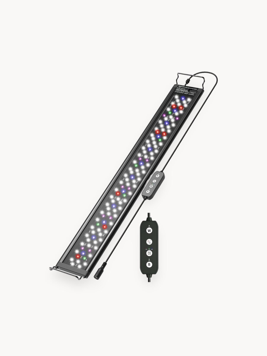 SEAOURA аквариумный светильник 75см 22Вт, 3 режима освещения, таймер, автовкл/выкл, высококачественные светодиоды.