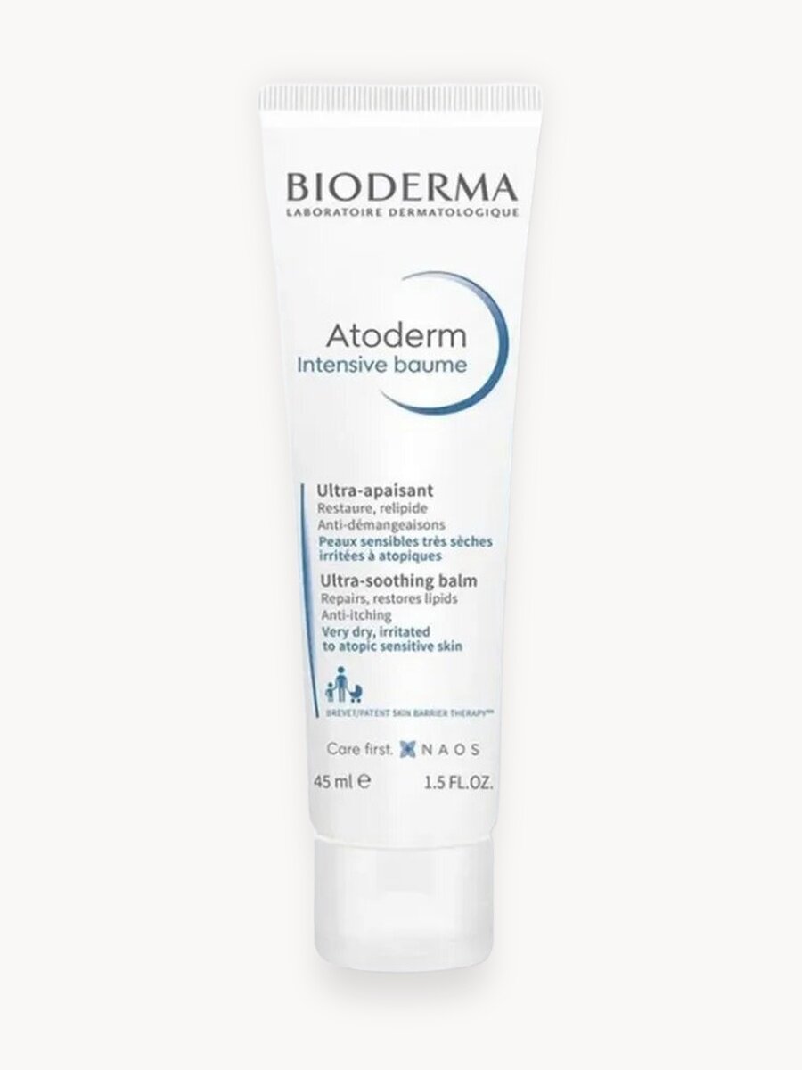 Bioderma Увлажняющий бальзам для тела Атодерм увлажняющий крем для тела 45 мл