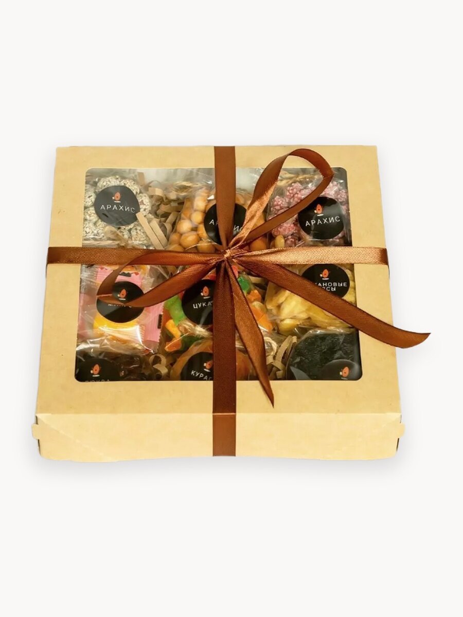 Подарочный набор орехов сухофруктов Микс набор сладостей подарок