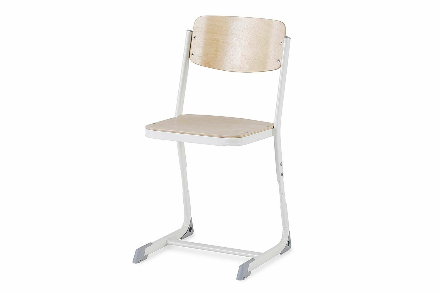 Ученический стул Hoff, 38х75(83)38, цвет берёза, белый