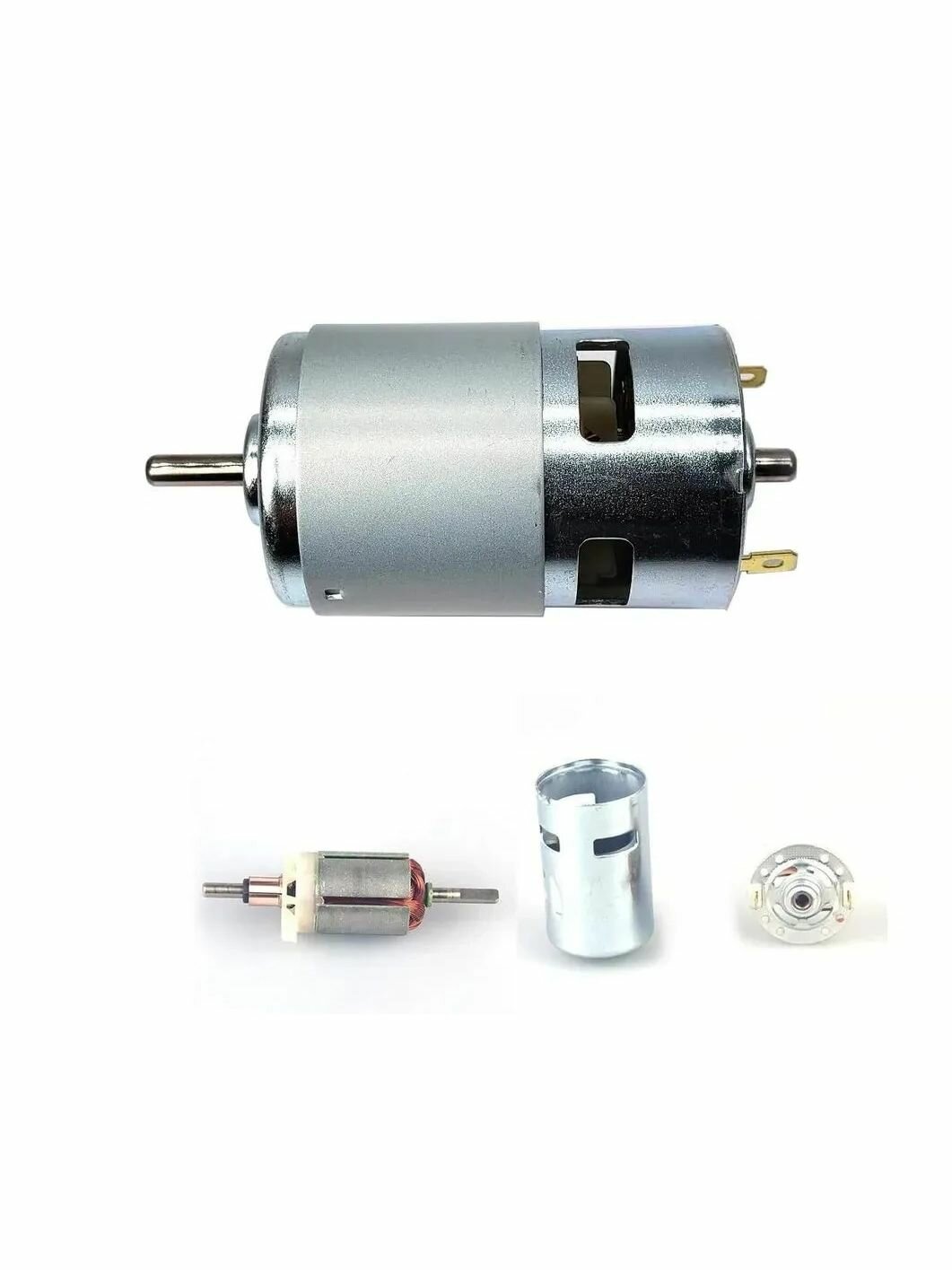 Двигатель для электроинструмента, 24В, диаметр вала 5 мм, мощность 60Вт
