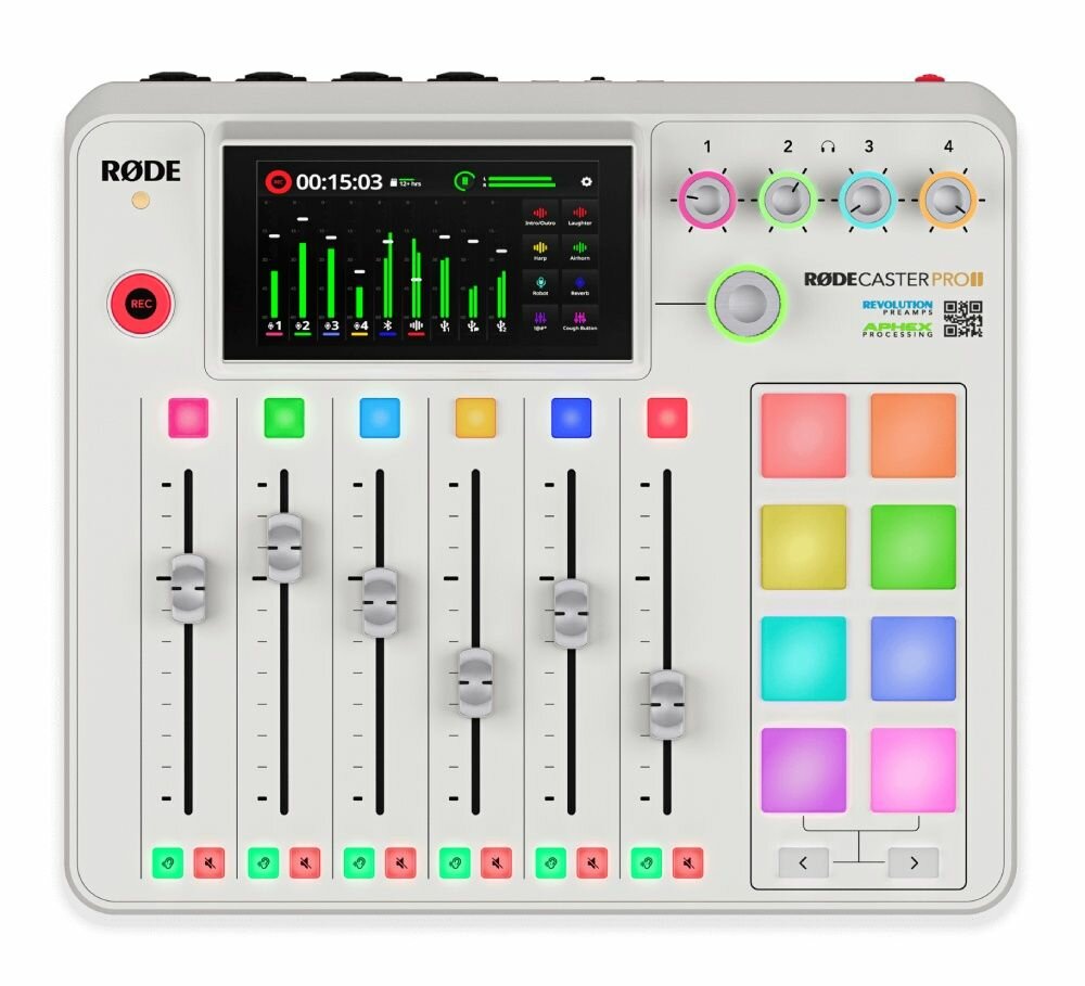 RODE Caster Pro II, белый, портастудия микшерный пульт