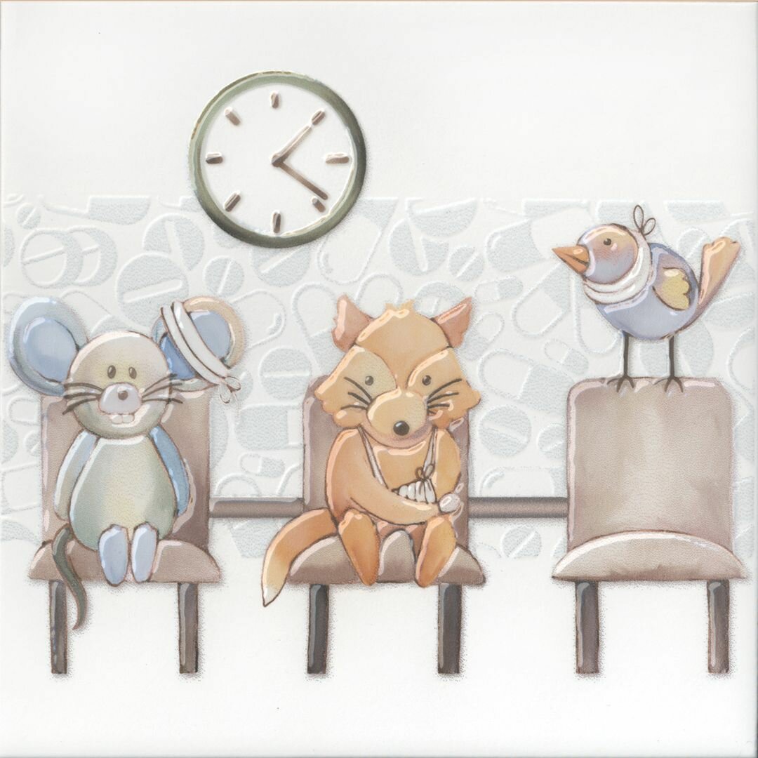 Керамический гранит KERAMA MARAZZI VT/A506/5009 Декор Айболит 6 20x20x6,9 Цена за 1/шт