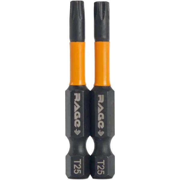 Бита ударная Rage 554148 T25x50 мм, 2 шт.