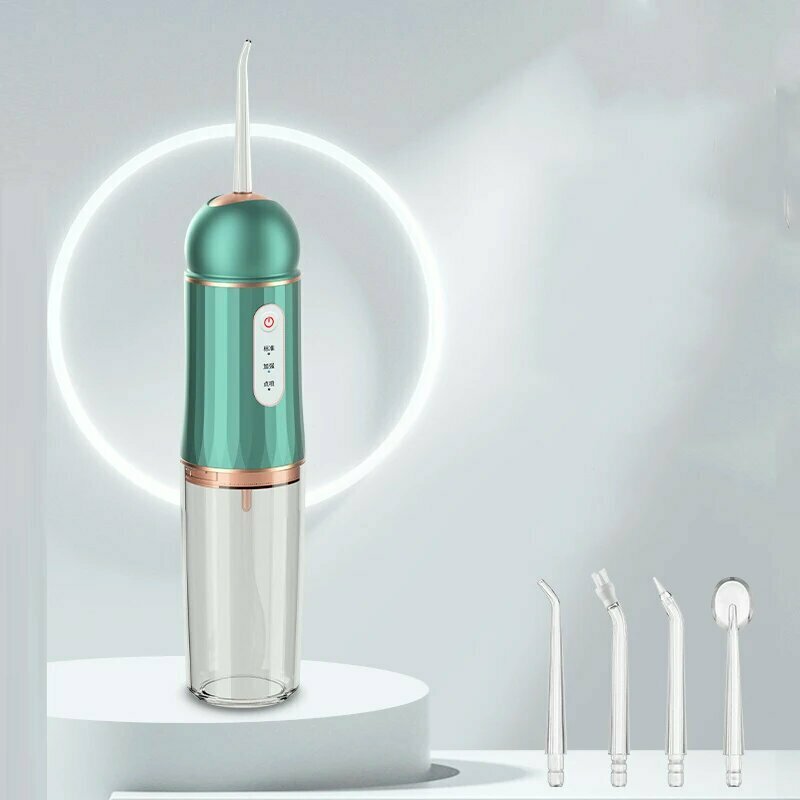 Портативный ирригатор Xiaomi для полости рта | 4 насадки | Зеленый | Модель L12 (OE L12)