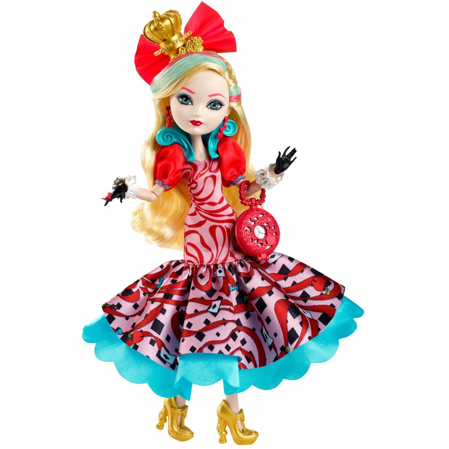 Кукла Эппл Вайт из школы Эвер афтер Хай жили долго и счастливо серии Дорога в страну чудес, Apple White Way too wonderland.