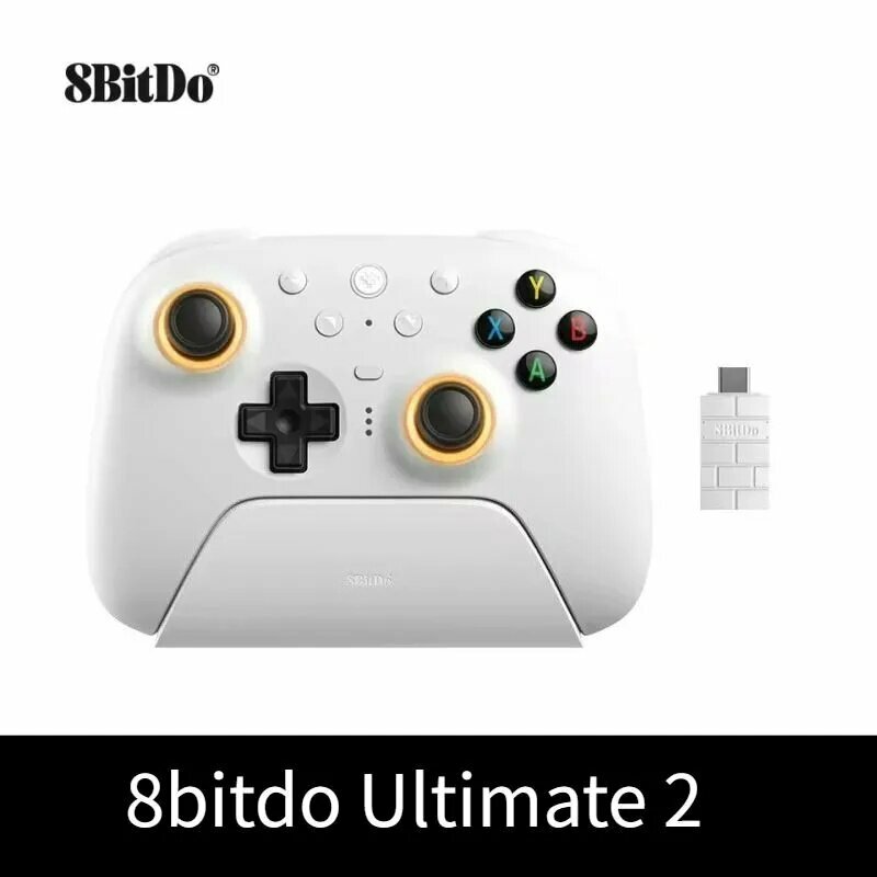 8BitDo Ultimate 2 Wireless Контроллер Геймпад с 8 скоростями Эксклюзивной технологии TMR RGB Подсветкой Джойстиков для ПК Android