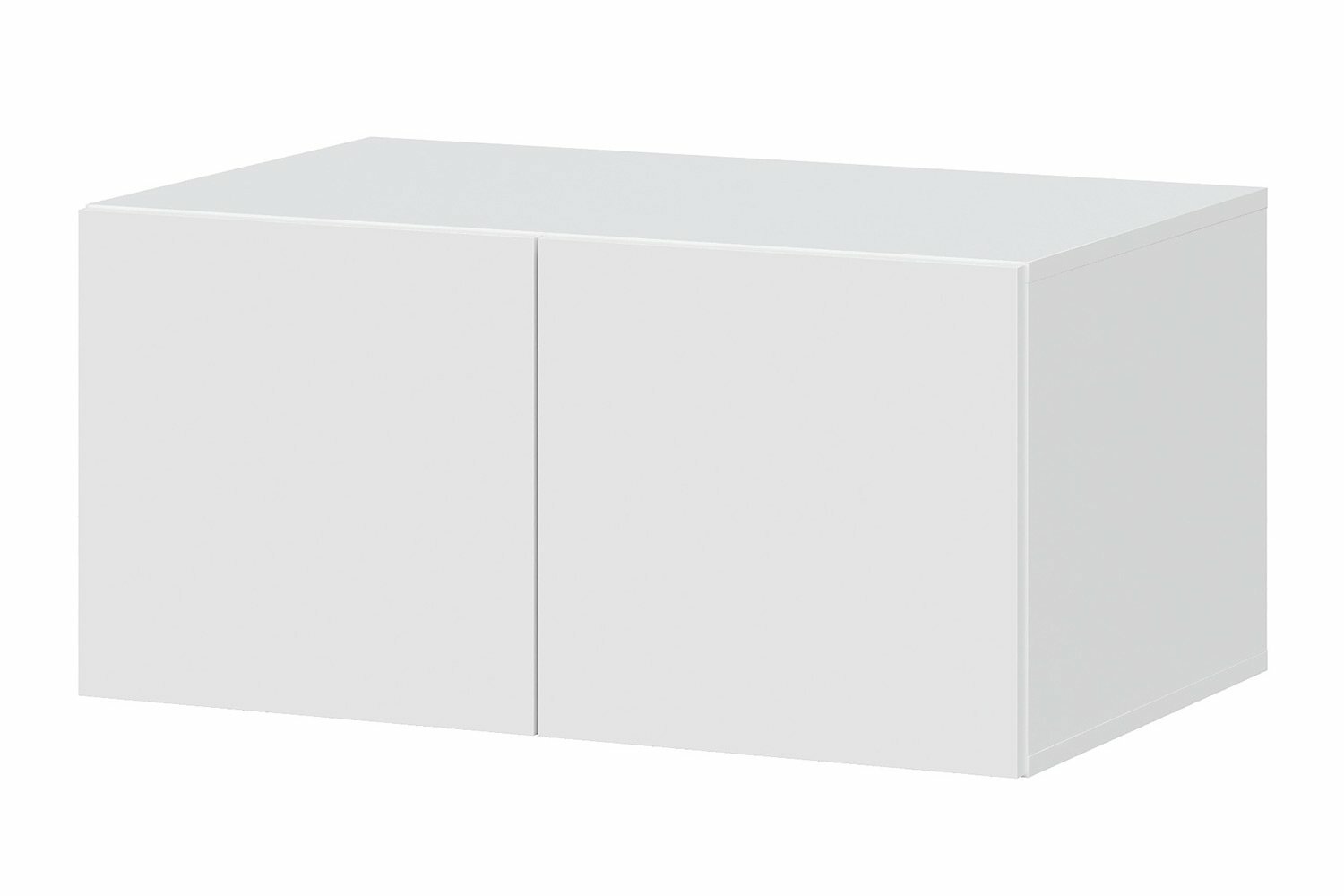 Шкаф-антресоль 2-створчатый ШК 5, 80,1х38,4х50,6 см, ЛДСП, цвет белый текстурный