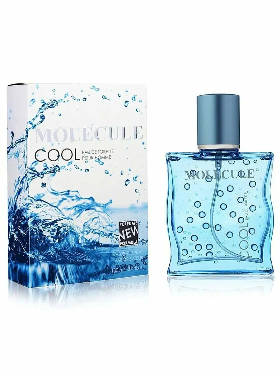 Туалетная вода XXI CENTURY Molecule Cool , древесно-цитрусовая, мужская, 100мл