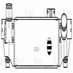 Онв (радиатор интеркулера) для а/м kia sorento (02-)/sorento (06-) 2.5crdi (lric 0801) LUZAR арт. lr
