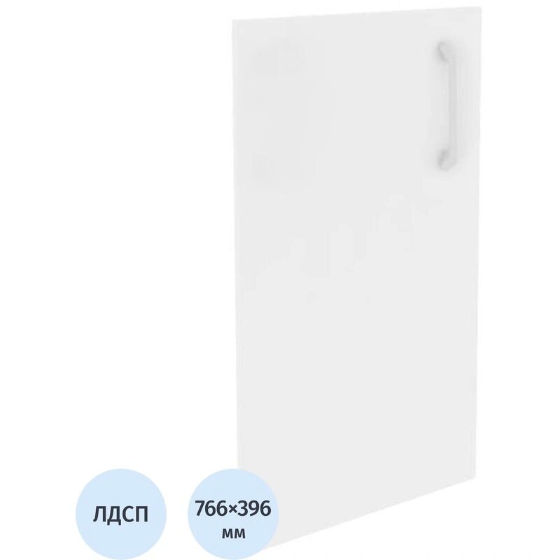Дверь ONIX ЛДСП низкая левая (1шт) O. D-3(L) белый бриллиант В766
