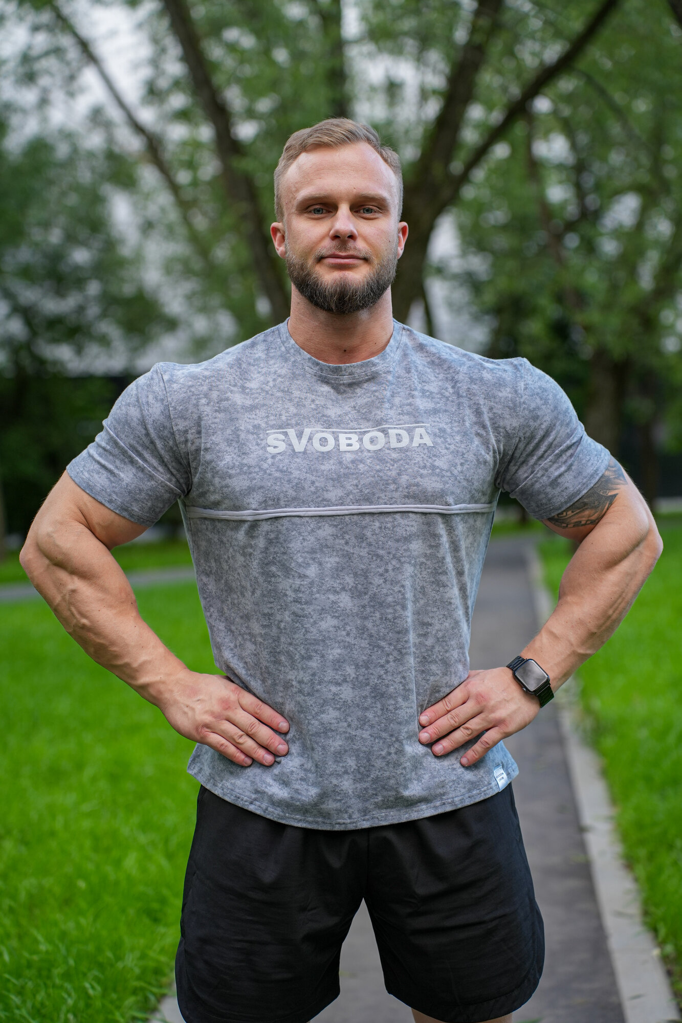 Футболка спортивная "SVOBODA"