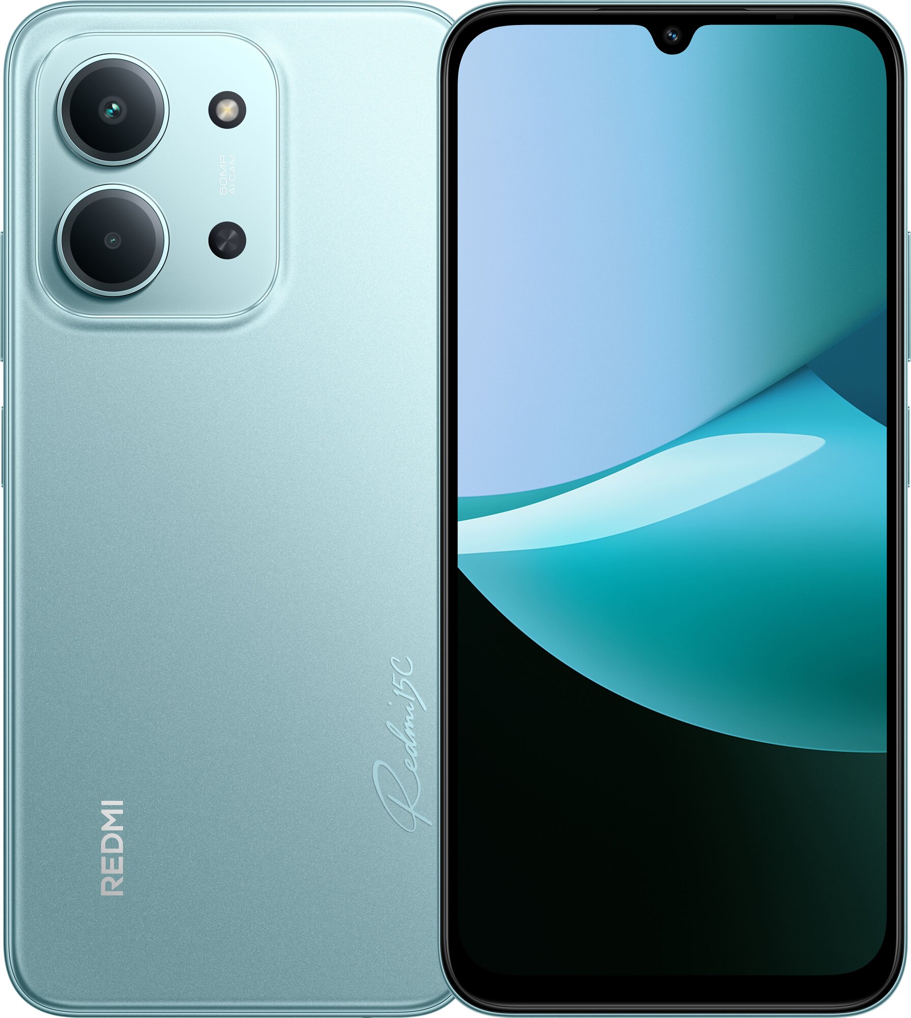 Смартфон Xiaomi Redmi 15C 8GB+256GB Mint Green, NFC, 6.9"