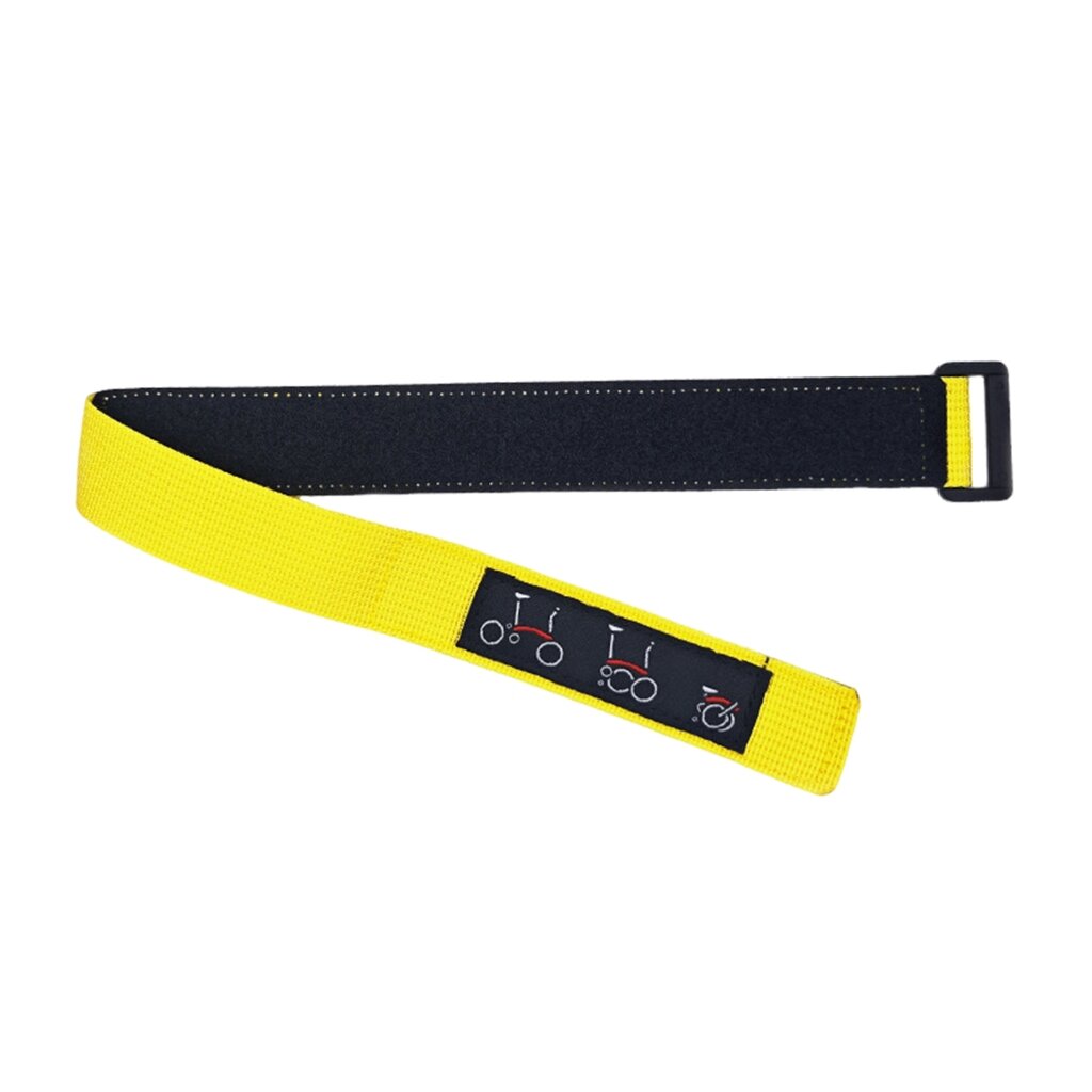 Фиксирующие ремни для велосипедного колеса-желтый велосипед