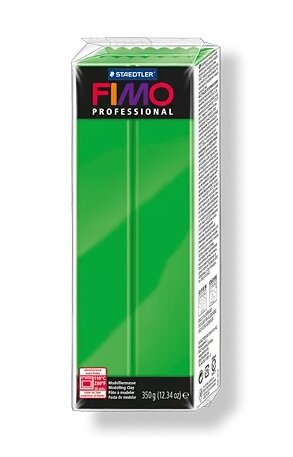 Пластика (в печ запек масса) Fimo professional ярко зеленый 350г 8001-5
