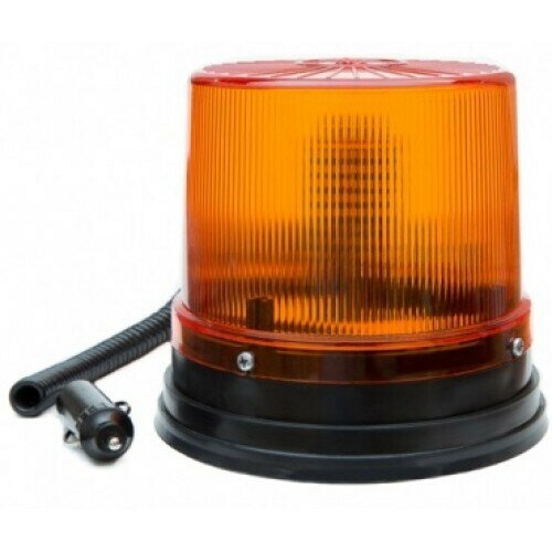 Проблесковый маячок МИМ 04 48LED 12/24V импульсный (2 режима) на магните желтый сакура