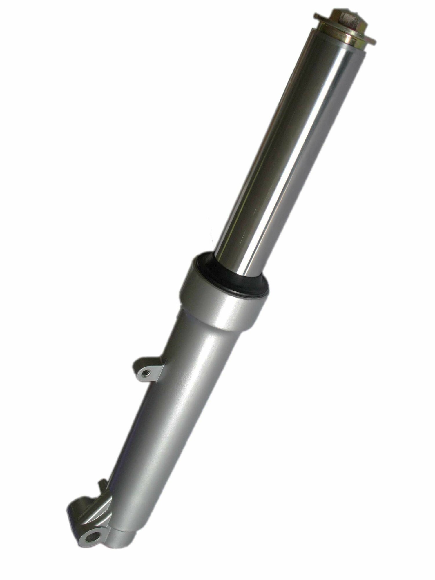 Амортизатор пружинно-гидравлический передний правый, серебристый BT, скутер Stels Tactic 50 (item:200)