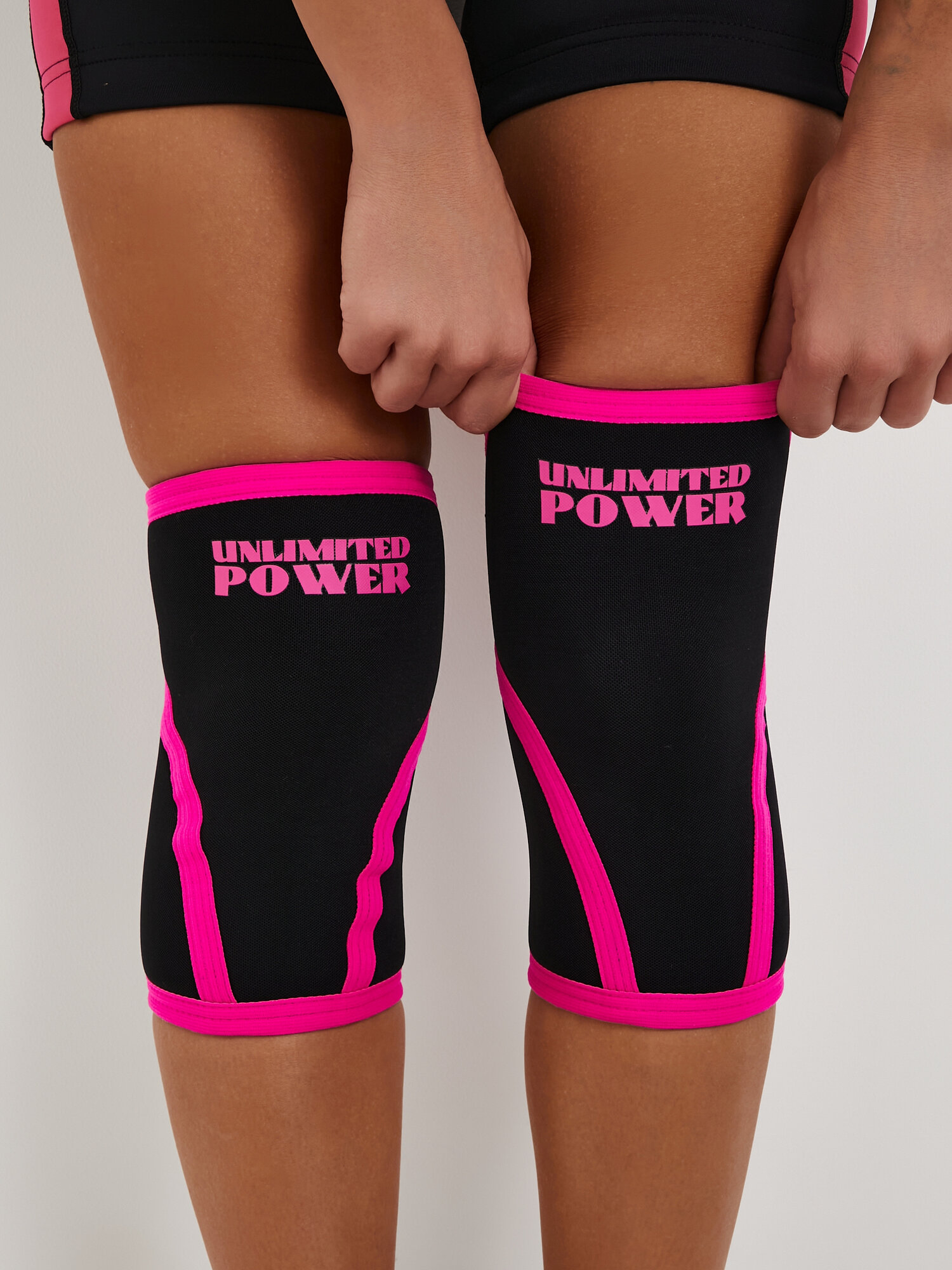 Наколенники UNLIMITED POWER спортивные, 5мм, розовые, размер S