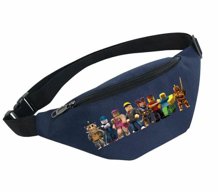 Поясная сумка Роблокс (Roblox) синяя №1