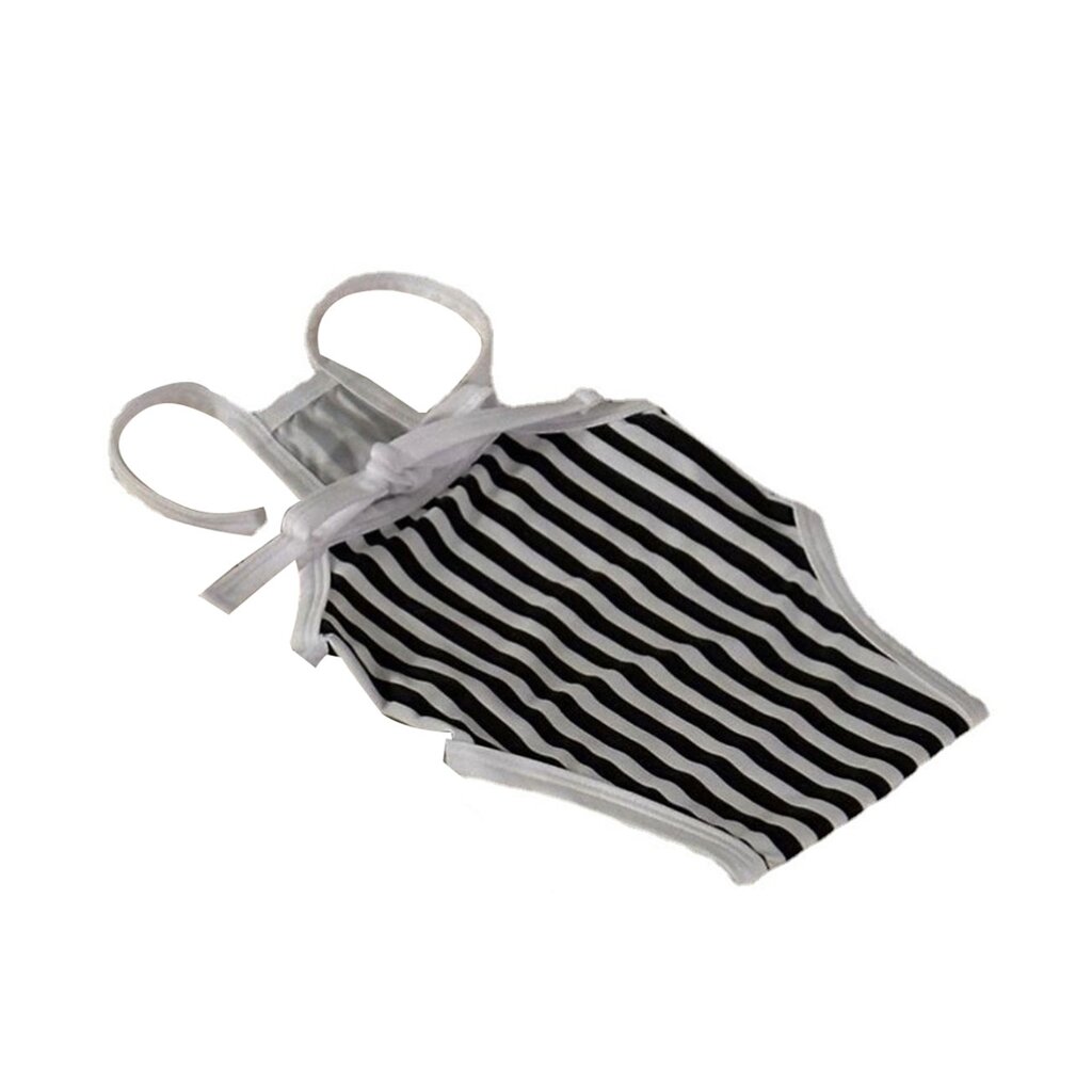 Бикини для домашних животных, летняя пляжная одежда маленьких милых полосатых купальников щенков, модный костюм вечеринки, купальник, бишоны