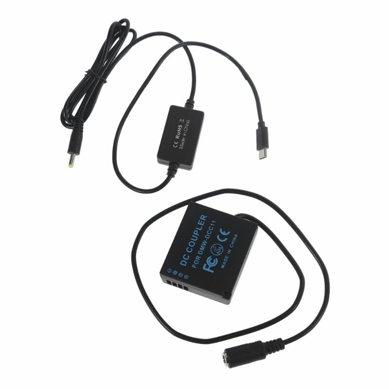 Кабель USB Type-C AC8 DMW-BLG10 BLE9 DCC11 для адаптера постоянного тока PD Lumix DMC-GF6 GF5 GF3K GX7 S6 S6K GX80 GX85