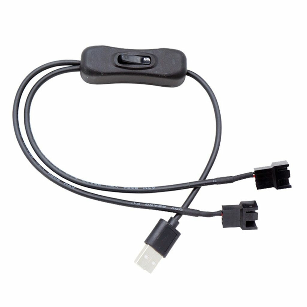 Аудиокабель, USB-4-контактный разъем для подключения адаптера питания вентилятора с настройками напряжения для ПК