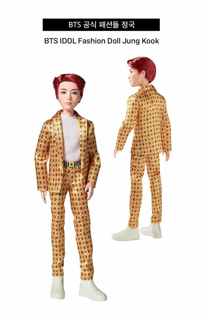 Mattel GKC92 - фигурка BTS Idol JungKook, коллекционная игрушка K Pop Merch