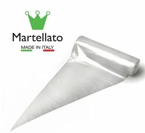 Мешки кондитерские Италия MARTELLATO 100 шт. 70мкм (h400х180мм) (одноразовые, прозрачные)