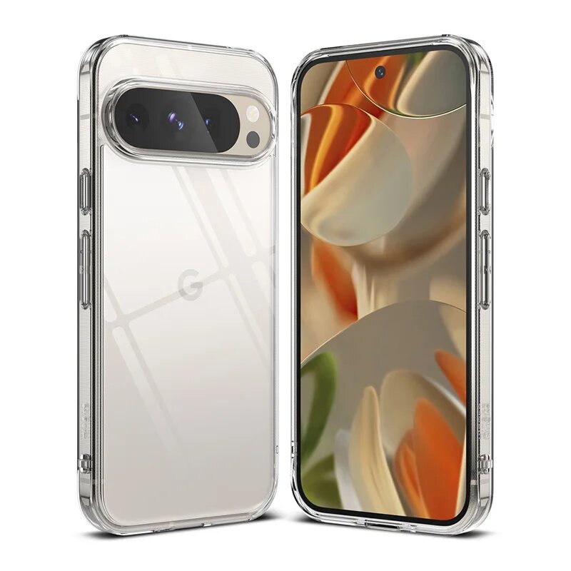 Чехол Ringke Fusion для Google Pixel 9 и 9, Pro, мягкая рамка из ТПУ и прозрачная жесткая задняя крышка Clear for 9 9 Pro