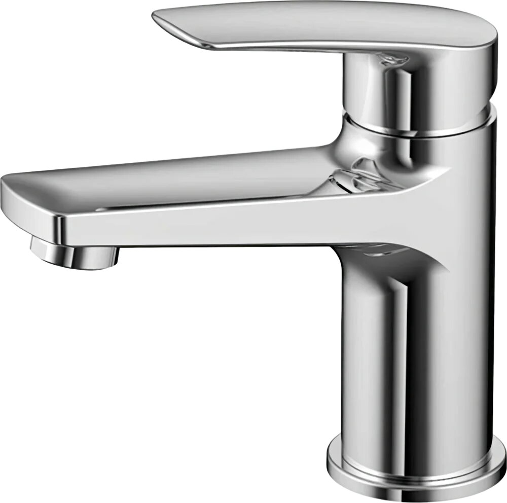 Смеситель для раковины Milardo Niagara NIASB00M01 хром, глянцевый, кран для ванной в раковину, из латуни, рычажный, с керамическим картриджем