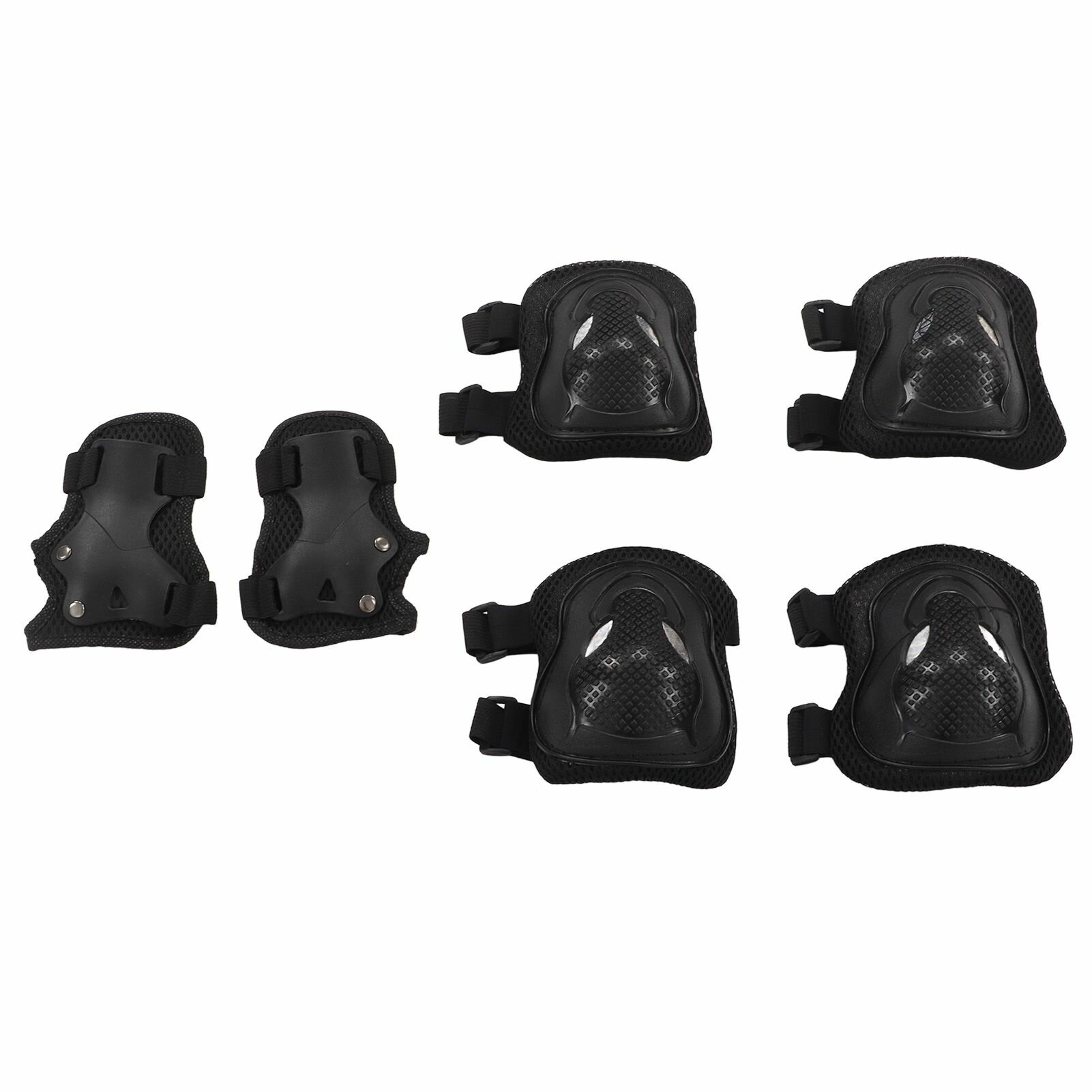 Детский и взрослый спортивный защитный комплект наколенники налокотники защита запястья для катания на роликовых коньках 6 лет