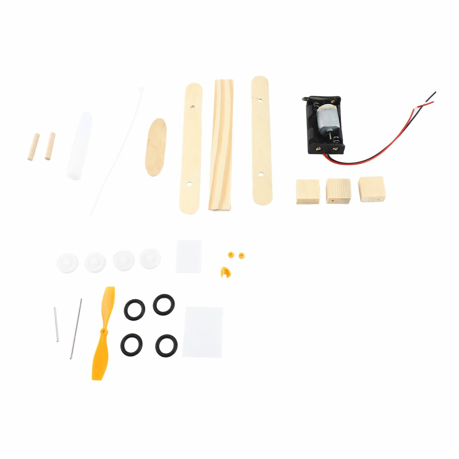 Деревянный электрический самолет DIY Kit для детей