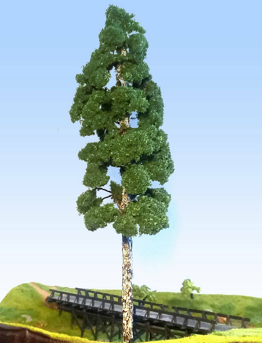 Макет березы 1 шт, высота 300мм, для диорам и архитектурных макетов