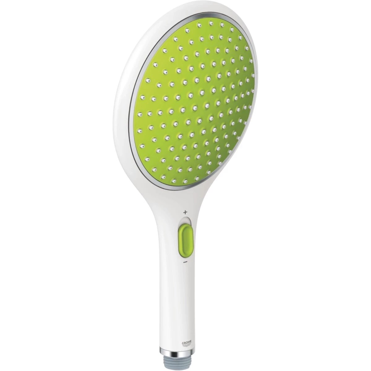 Ручной душ 2 режима Grohe Rainshower Solo 27272LS0 белая луна/зеленый, 9,5 л/мин
