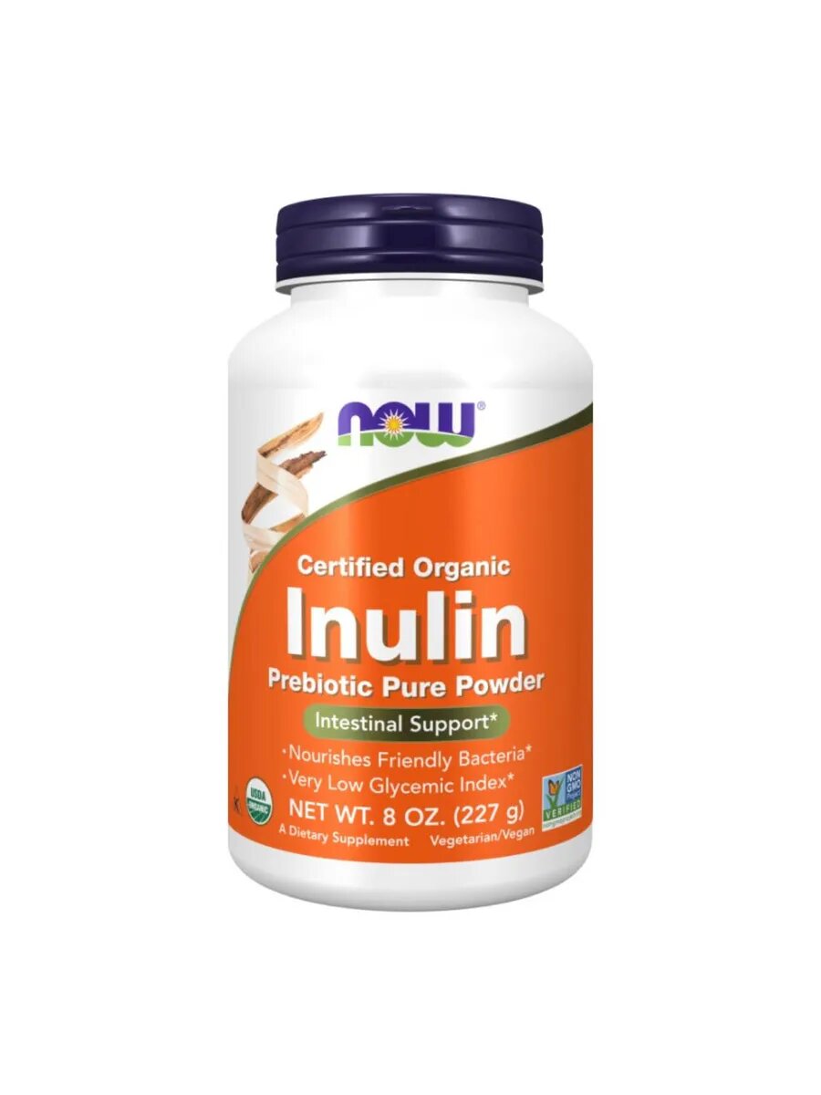 NOW Инулин-пребиотик пор. 227г