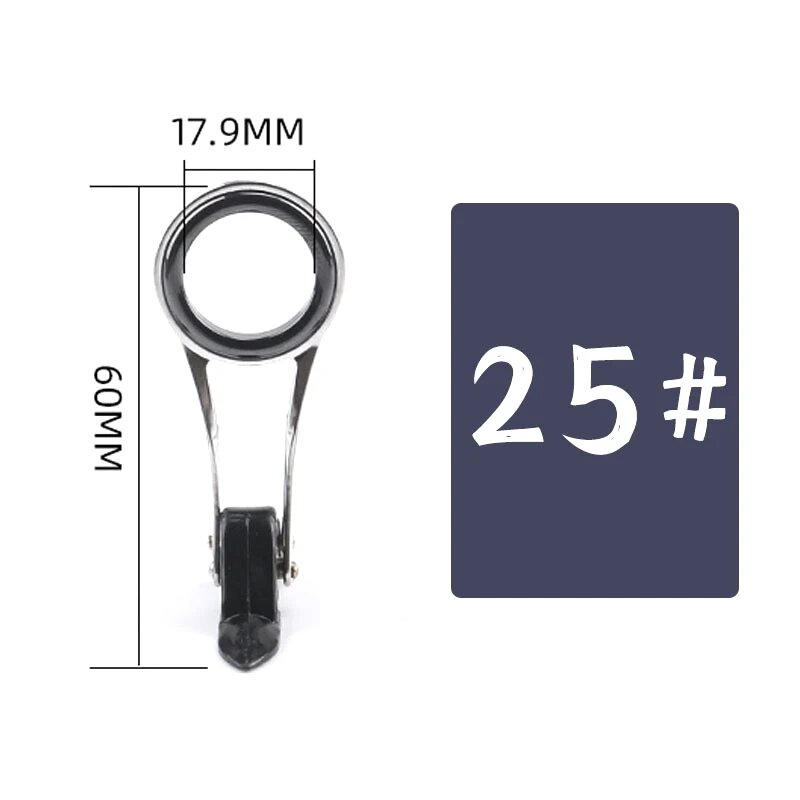 Кольца-направляющие для удочек Gmarty, 60mm, 25#