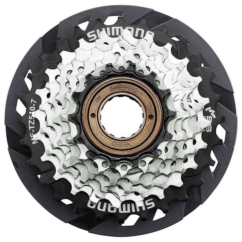SHIMANO Трещотка Shimano MF-TZ510 без упаковки (7ск, 14-28, с защитой)