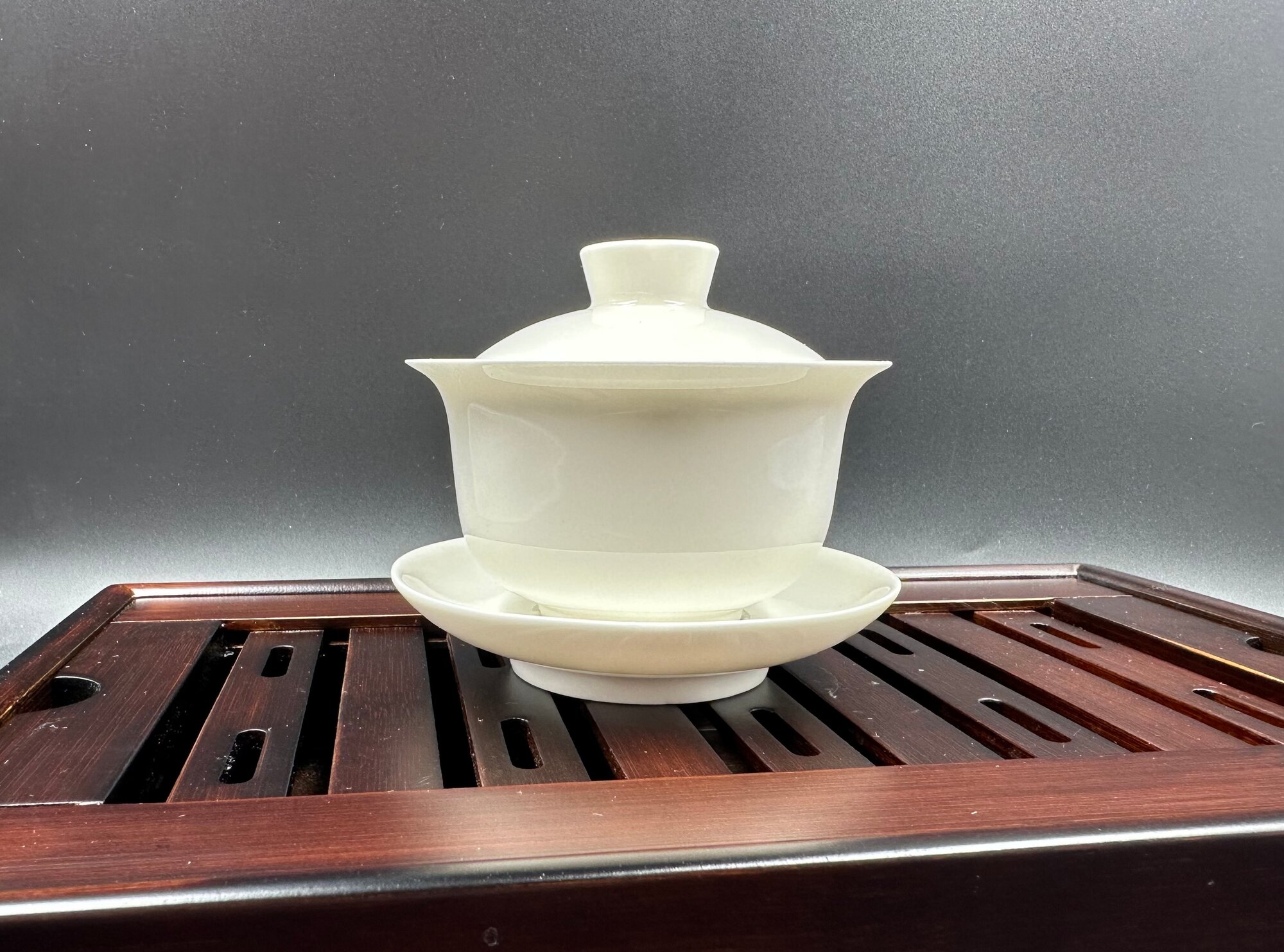 Гайвань белая, фарфор, 150мл. Для китайской чайной церемонии.