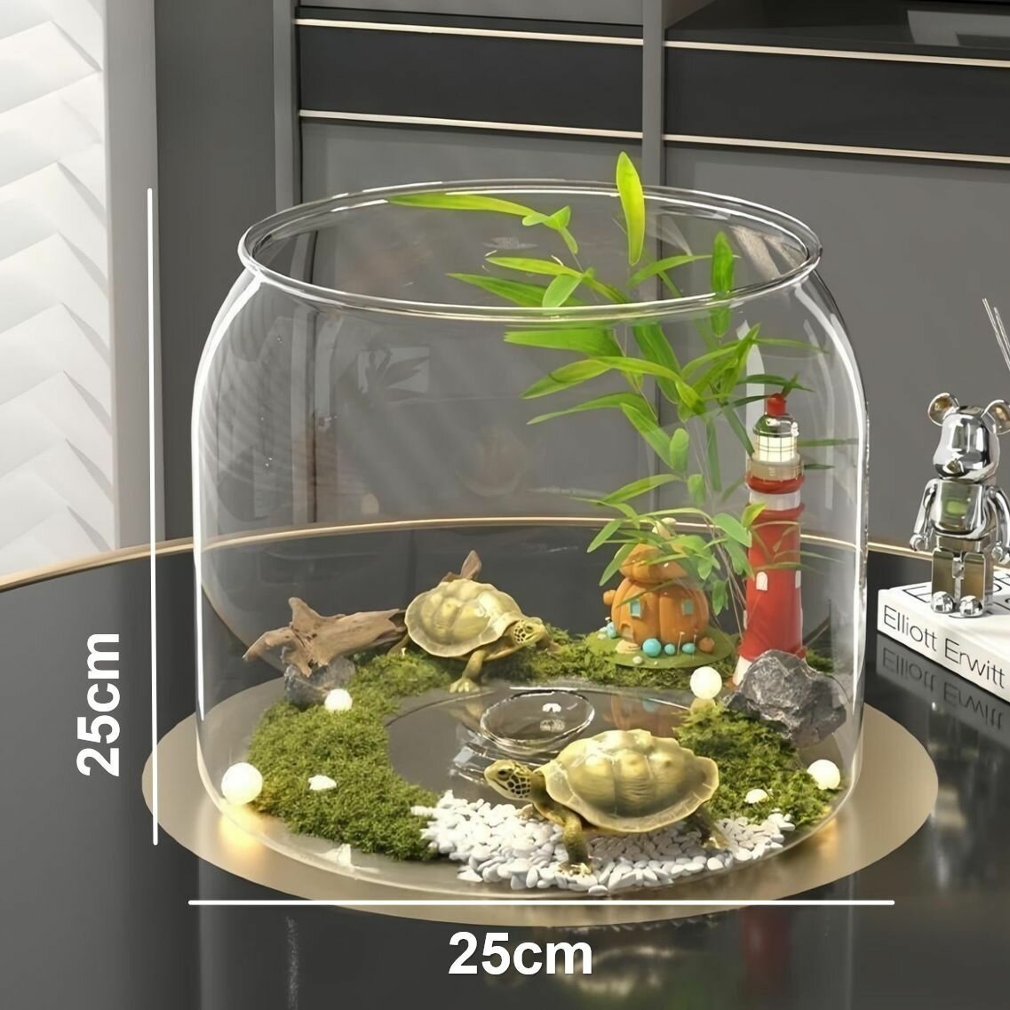 Настольный аквариум, экологический аквариум для черепах