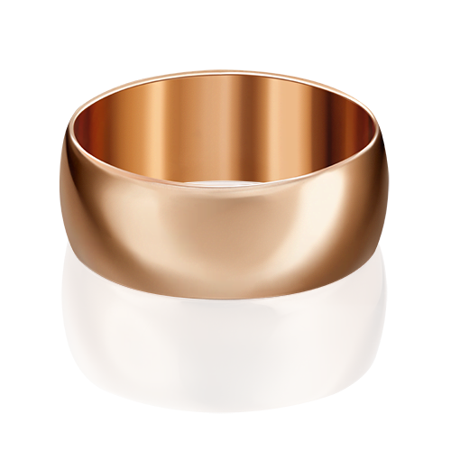 Кольцо, красное золото, 585 проба